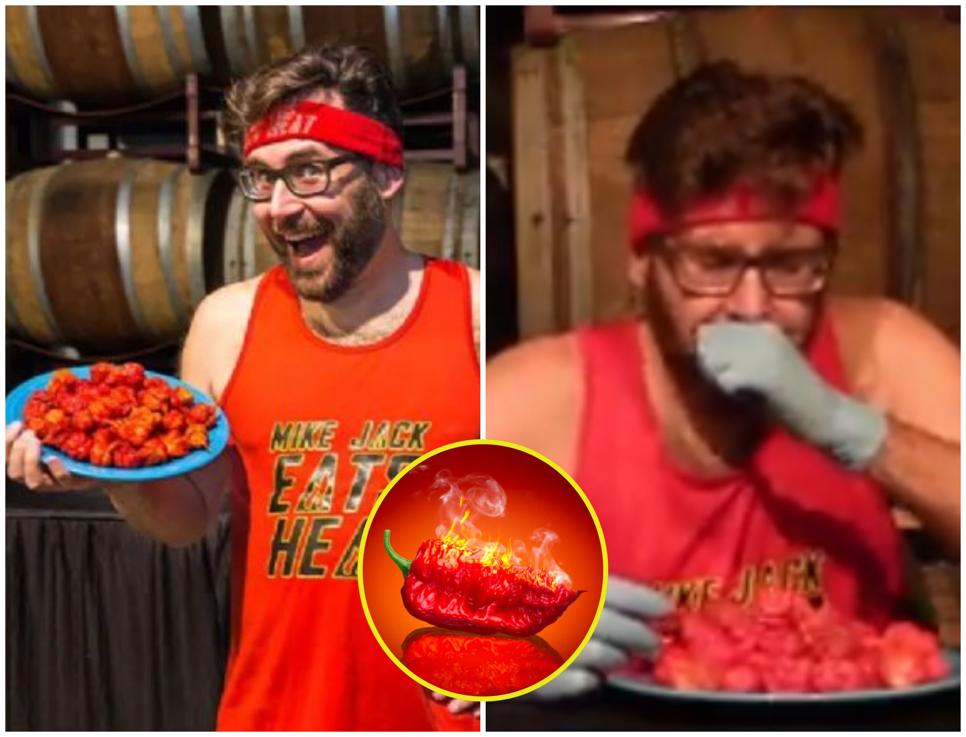 Impone nuevo récord al comer ¡los chiles más picosos del mundo! | NVI Istmo